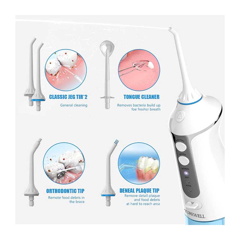 واترجت دندان مدل IPX7 برند TUREWELL - فروشگاه وی وان