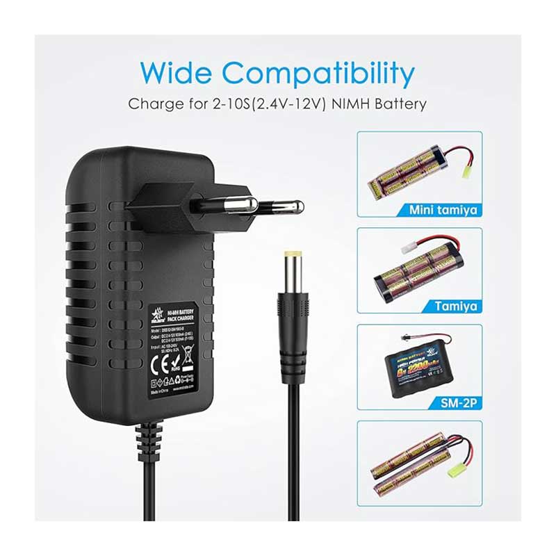 آداپتور شارژی ماشین های کنترلی NiMH مدل DSS12-0841000B برند melasta - فروشگاه وی وان