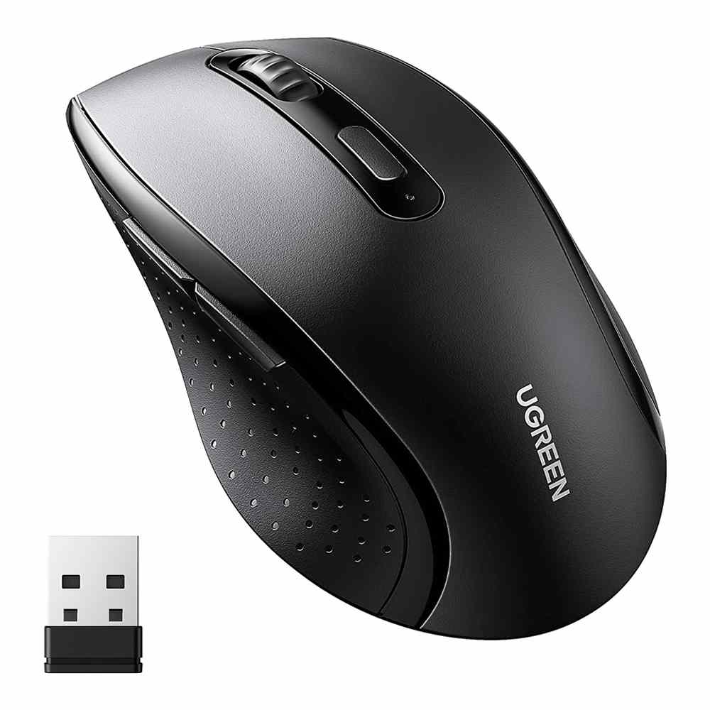 ماوس بی سیم UGREEN M511 طراحی ارگونومیک 2.4G، 4000 DPI، 5 DPI قابل ...